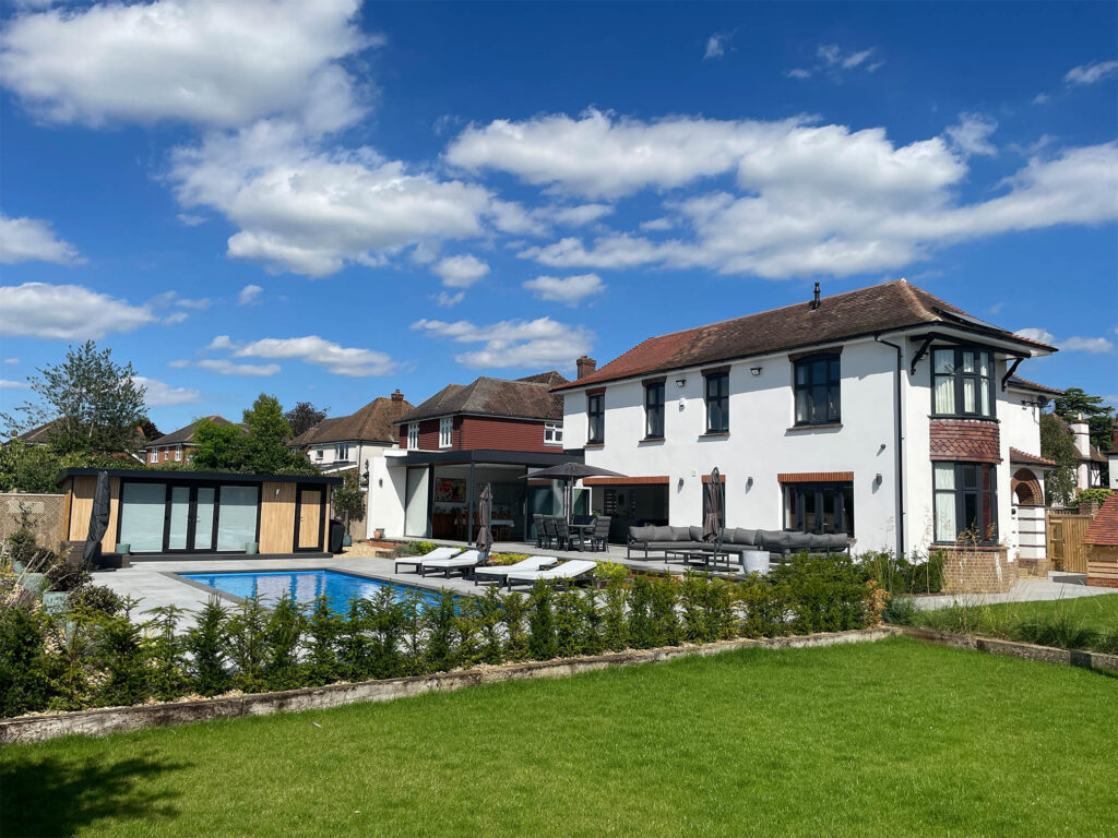 Modern Extension, Swimming Pool & Landscaping Transformation - EP ...